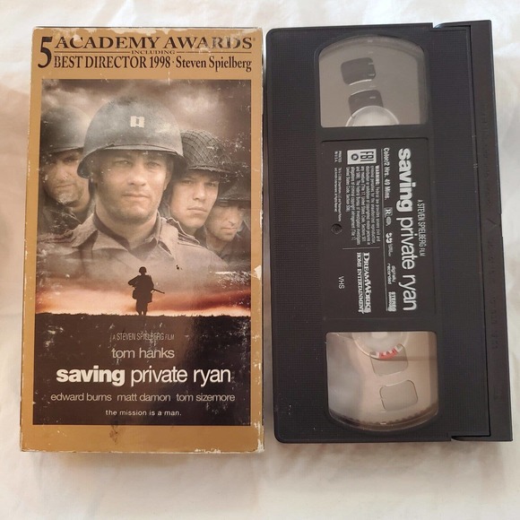 Dreamworks | Media | Saving Private Ryan Vhs Tom Hanks Matt Damon ...
